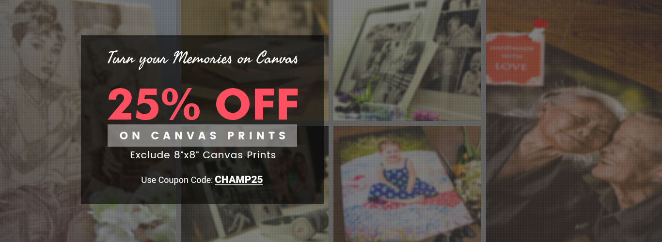 Canvas Champ - Print Photos on Canvas & Dress up your Walls