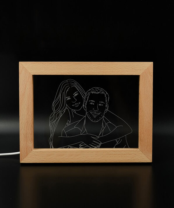 Custom Photo 3D Lamp, Photo LED Lamps, USB 3D Picture Frame