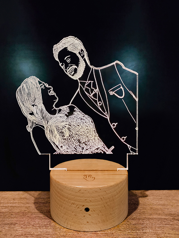 Custom Photo 3D Lamp, Photo LED Lamps, USB 3D Picture Frame