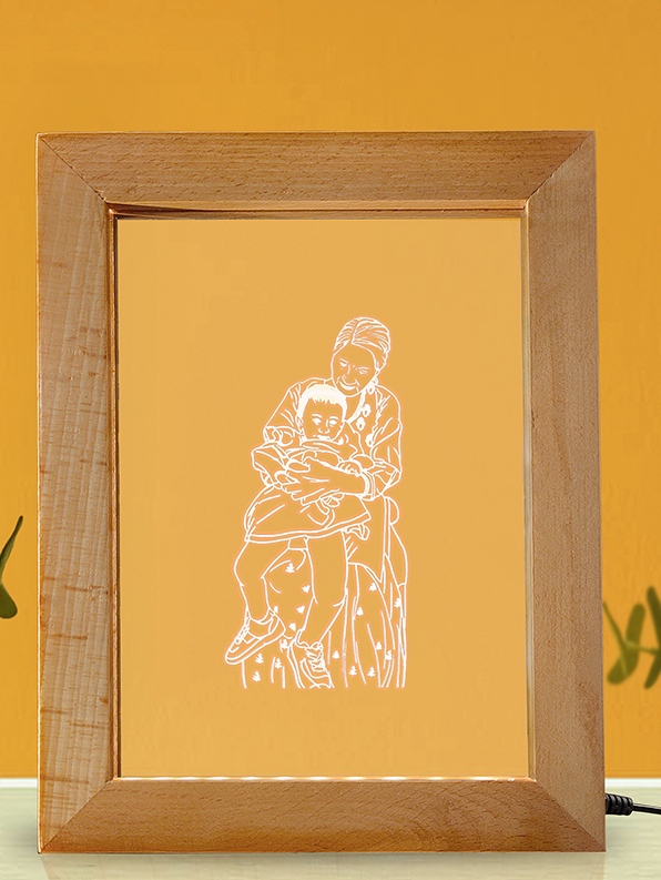 Custom Photo 3D Lamp, Photo LED Lamps, USB 3D Picture Frame