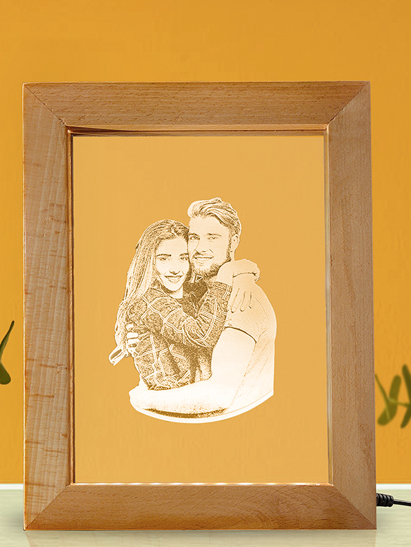 Custom Photo 3D Lamp, Photo LED Lamps, USB 3D Picture Frame