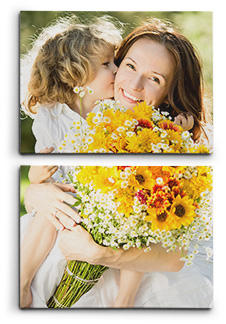 Two Panel Canvas Prints | Diptych Photo Canvas | Wall Art